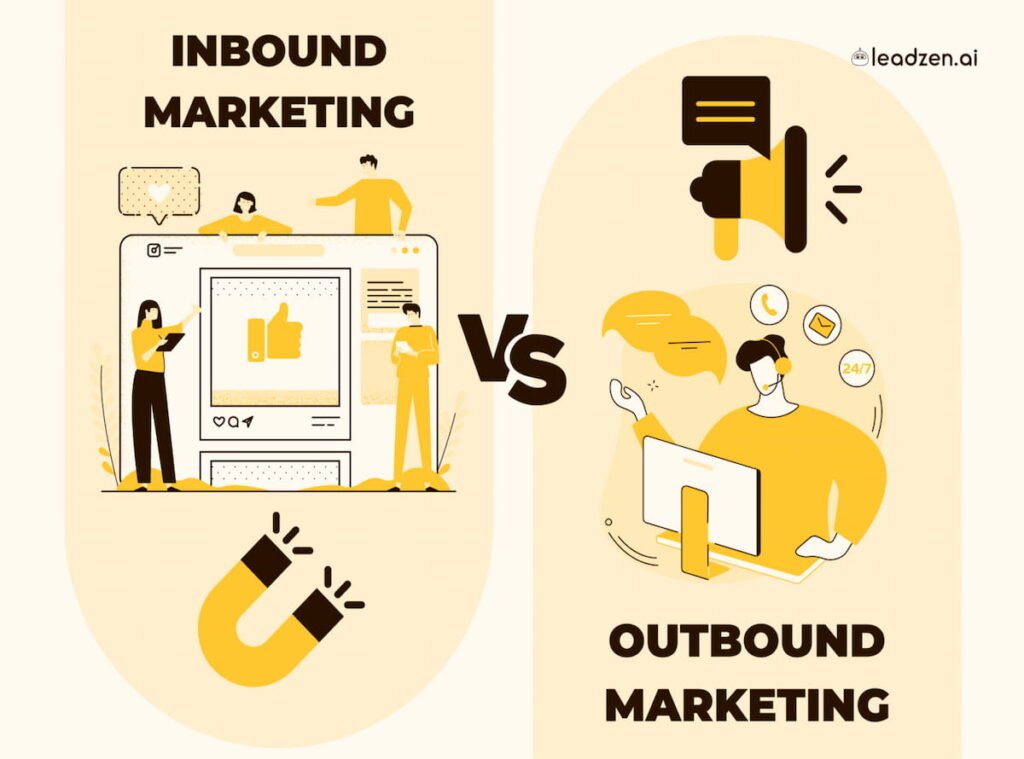 Differences Between Inbound marketing & Outbound Marketing