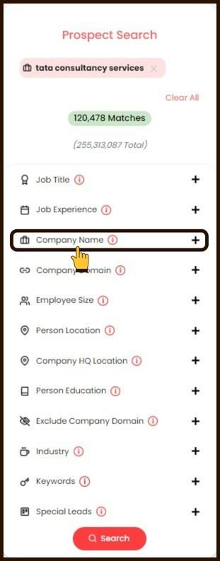 How To Get Contacts Of Employees Of TCS Using Leadzen.ai
