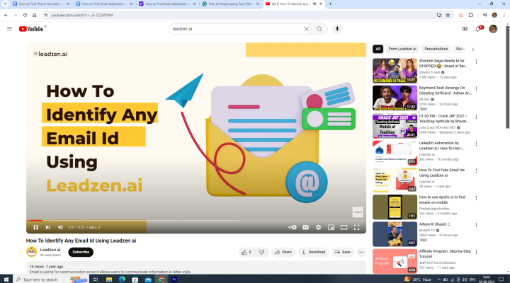 How to Find Email Addresses using Leadzen.ai | Leadzen.ai
